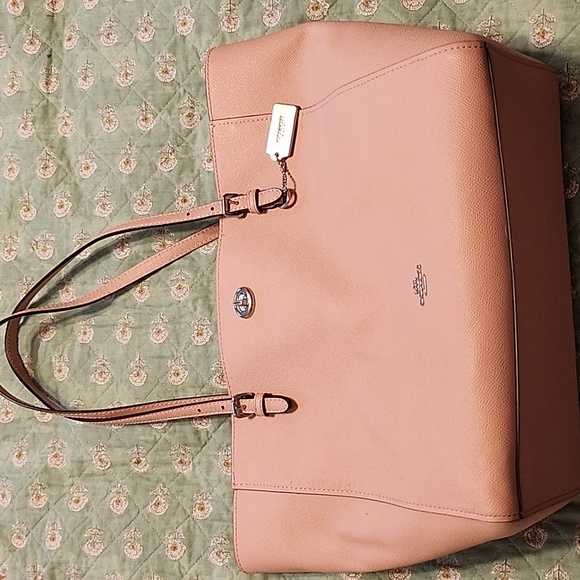 Coach | Bags | Euc Coach Pink Tote | Poshmark